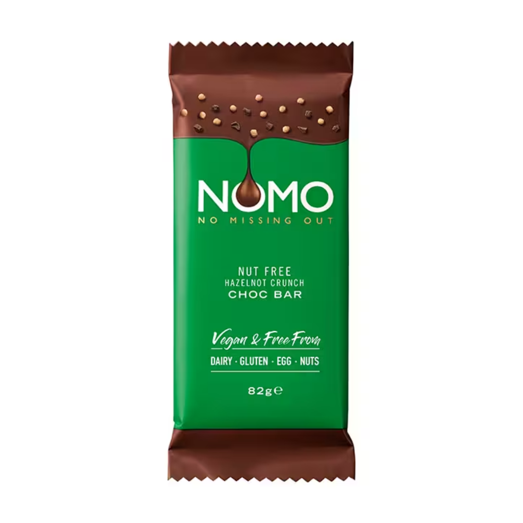 Buy NOMO Vegan Hazelnot Choc Bar 82g | London Grocery