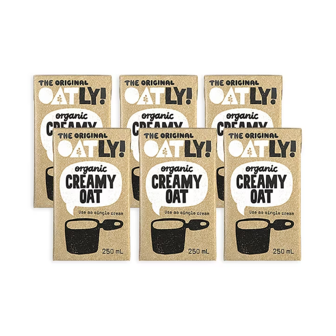 Buy Oatly Organic Creamy Oat Single Cream 6 x 250ml | London Grocery