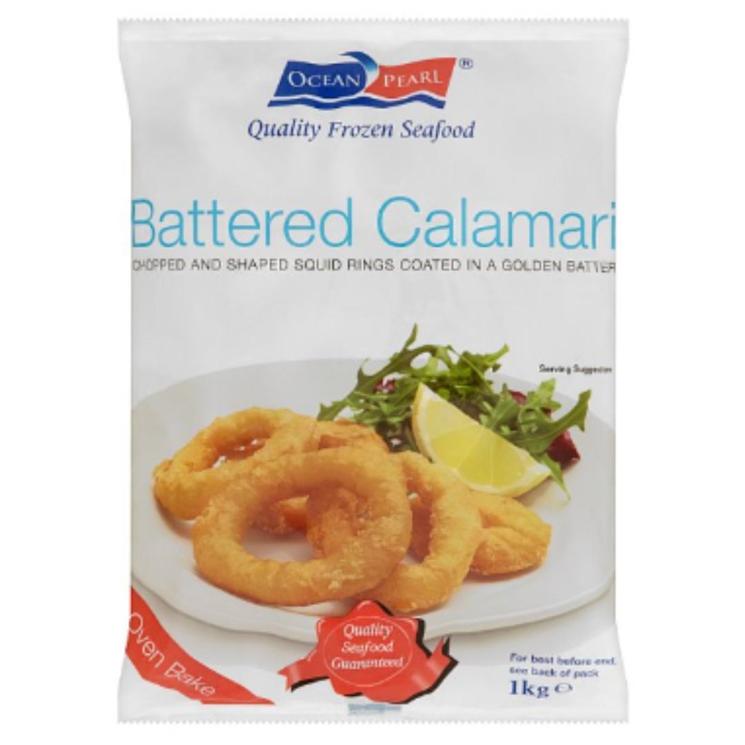 Buy Ocean Pearl Battered Calamari 1kg x 8 Packs | London Grocery