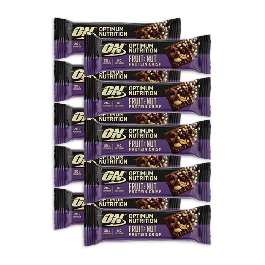 Buy Optimum Nutrition Fruit & Nut Protein Crisp Bar 10 x 70g | London ...