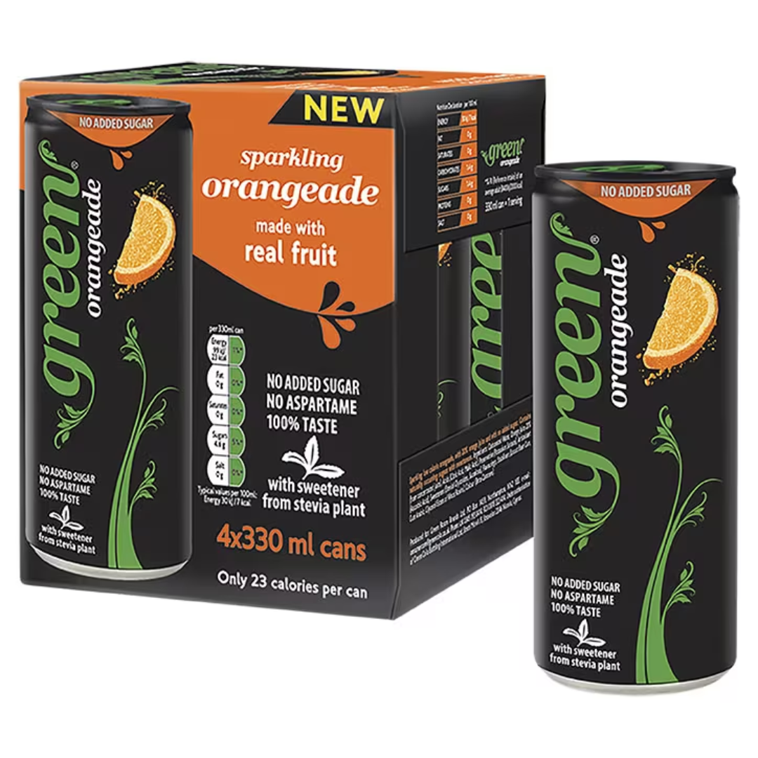 Buy Green Orangeade 4 x 330ml | London Grocery