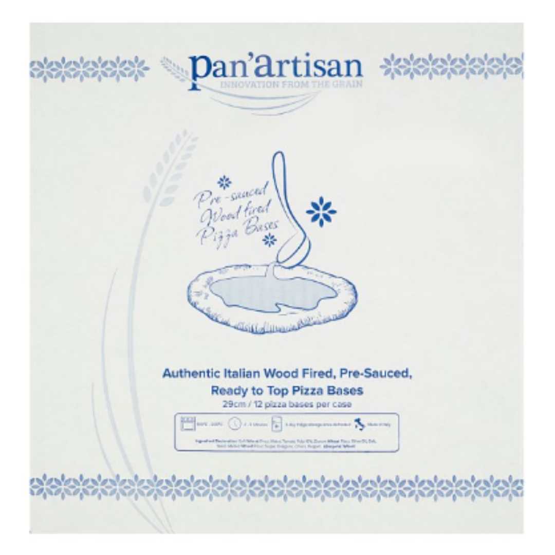Buy Pan'Artisan Pre-Sauced Wood Fired Pizza Bases 12 x 300gr | London ...