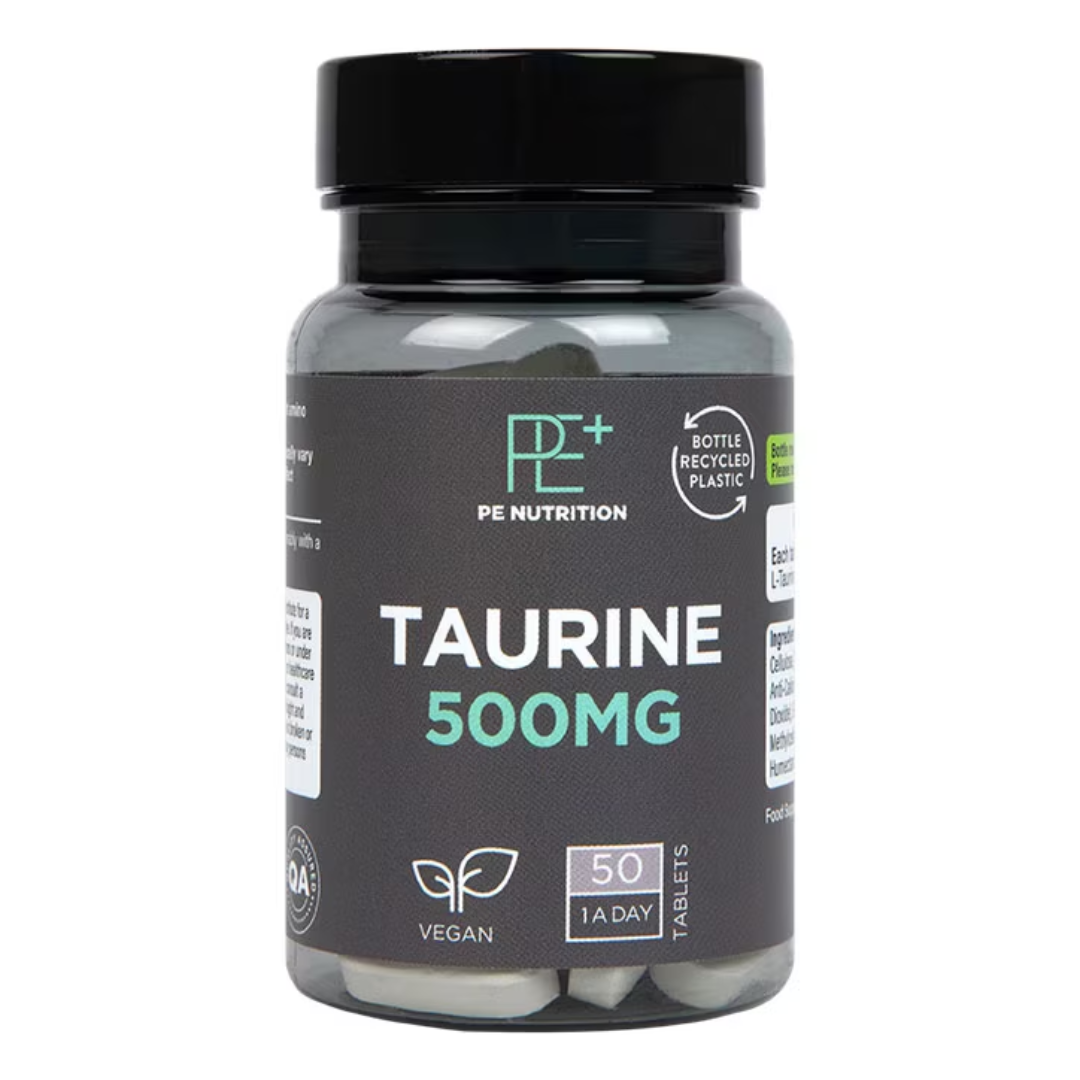 Buy PE Nutrition Taurine 50 Tablets 500mg | London Grocery