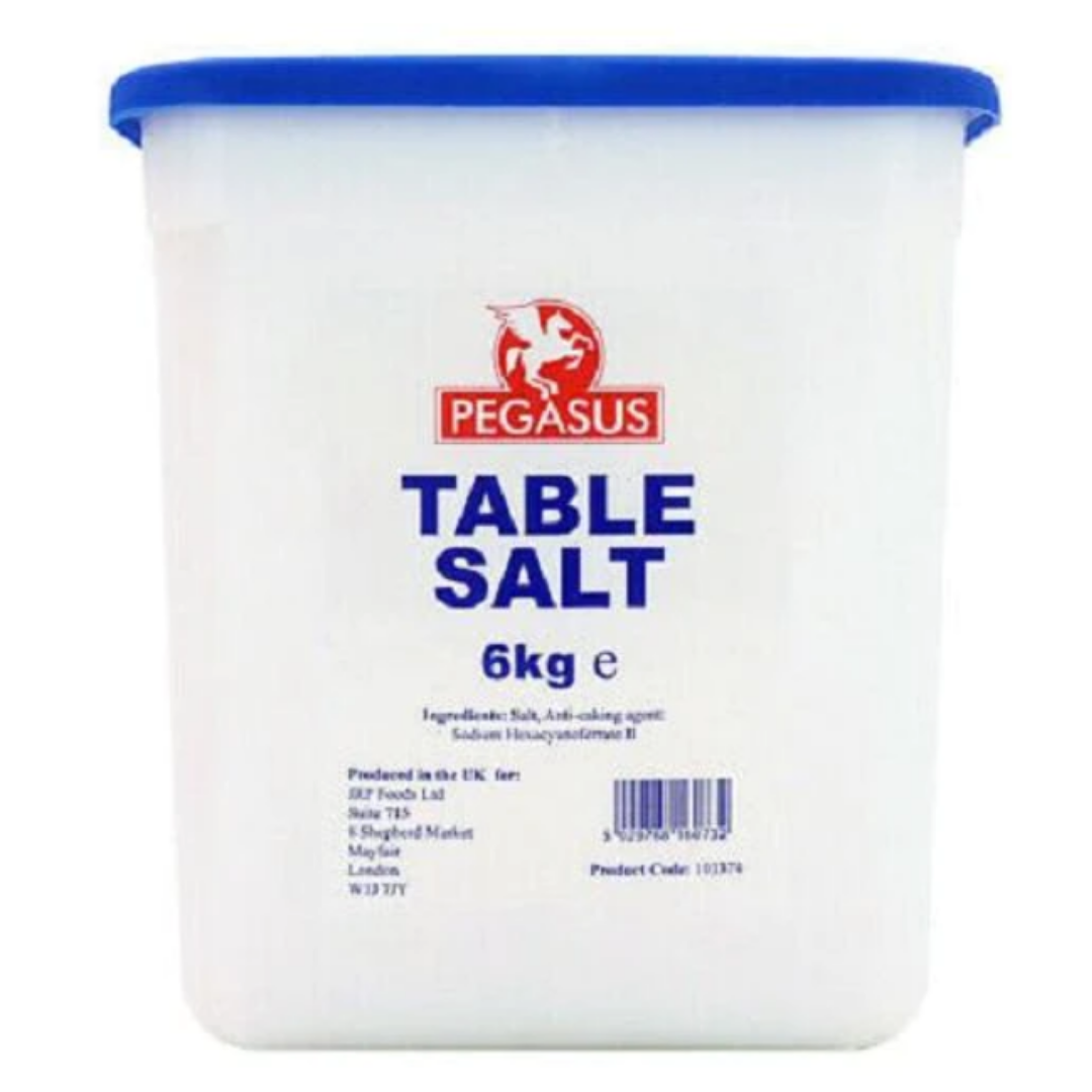 Buy Pegasus Table Salt Tub 1 x 6kg | London Grocery