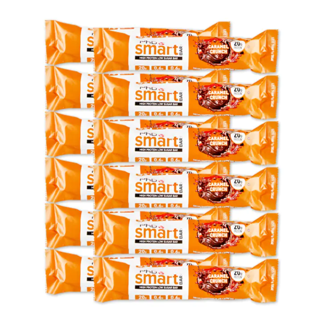 Buy PhD Smart Bar Caramel Crunch 12 x 64g | London Grocery
