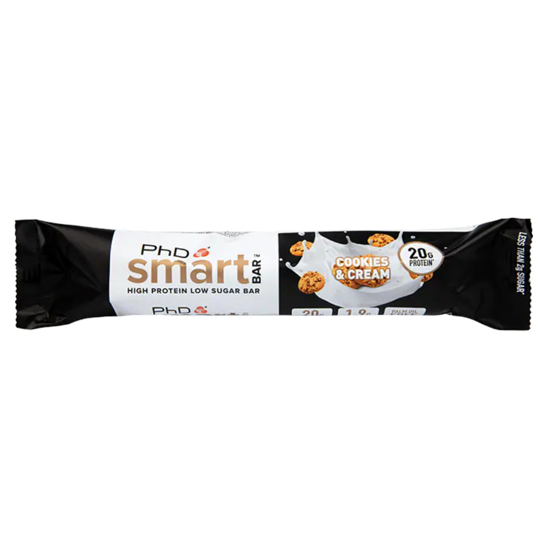 Buy PhD Smart Bar Cookies & Cream 64g | London Grocery