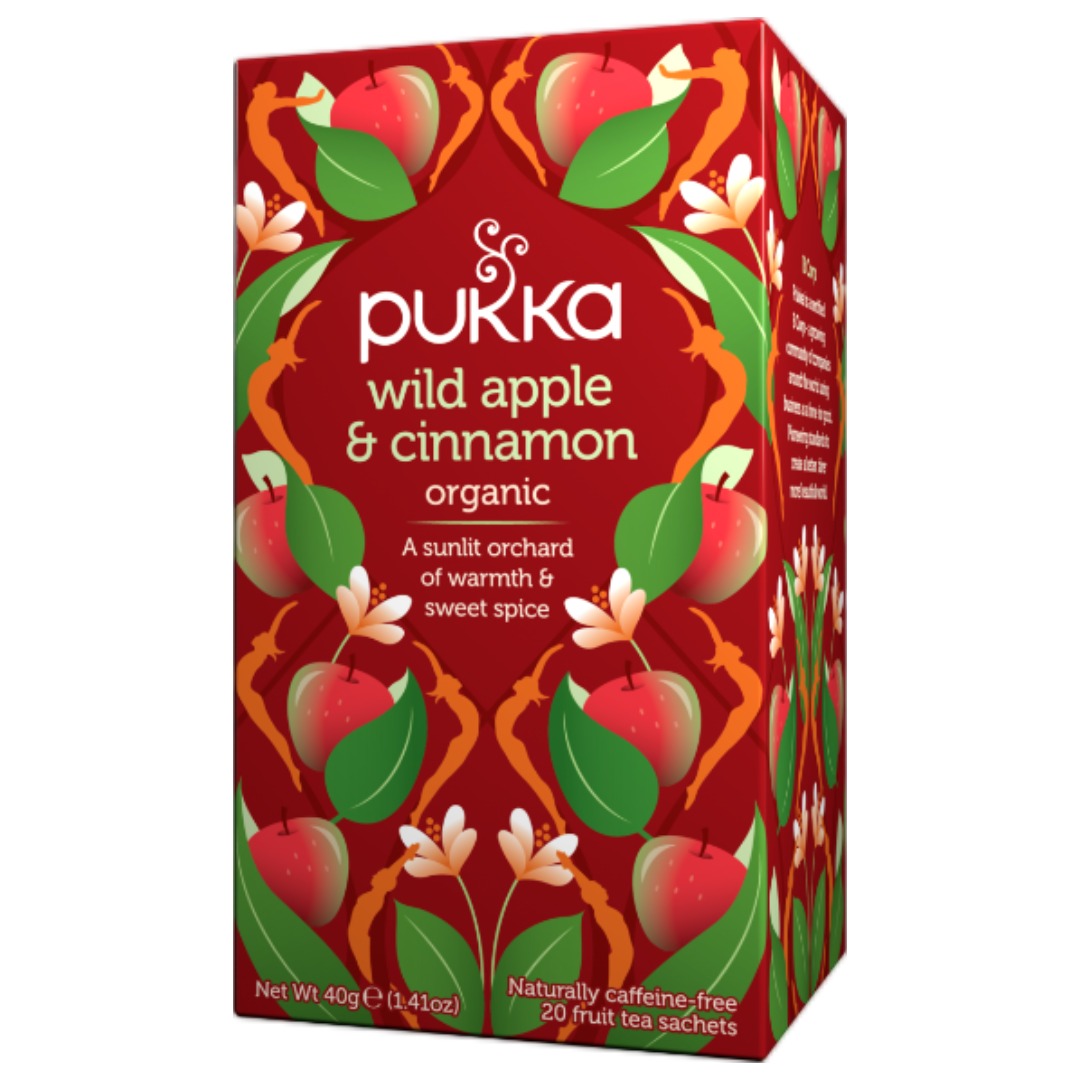 Pukka Wild Apple & Cinnamon 20 Bags | London Grocery
