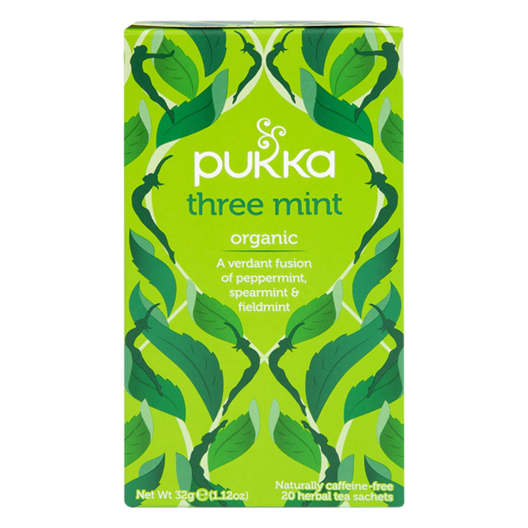 Buy Pukka Three Mint 20 Tea Bags | London Grocery