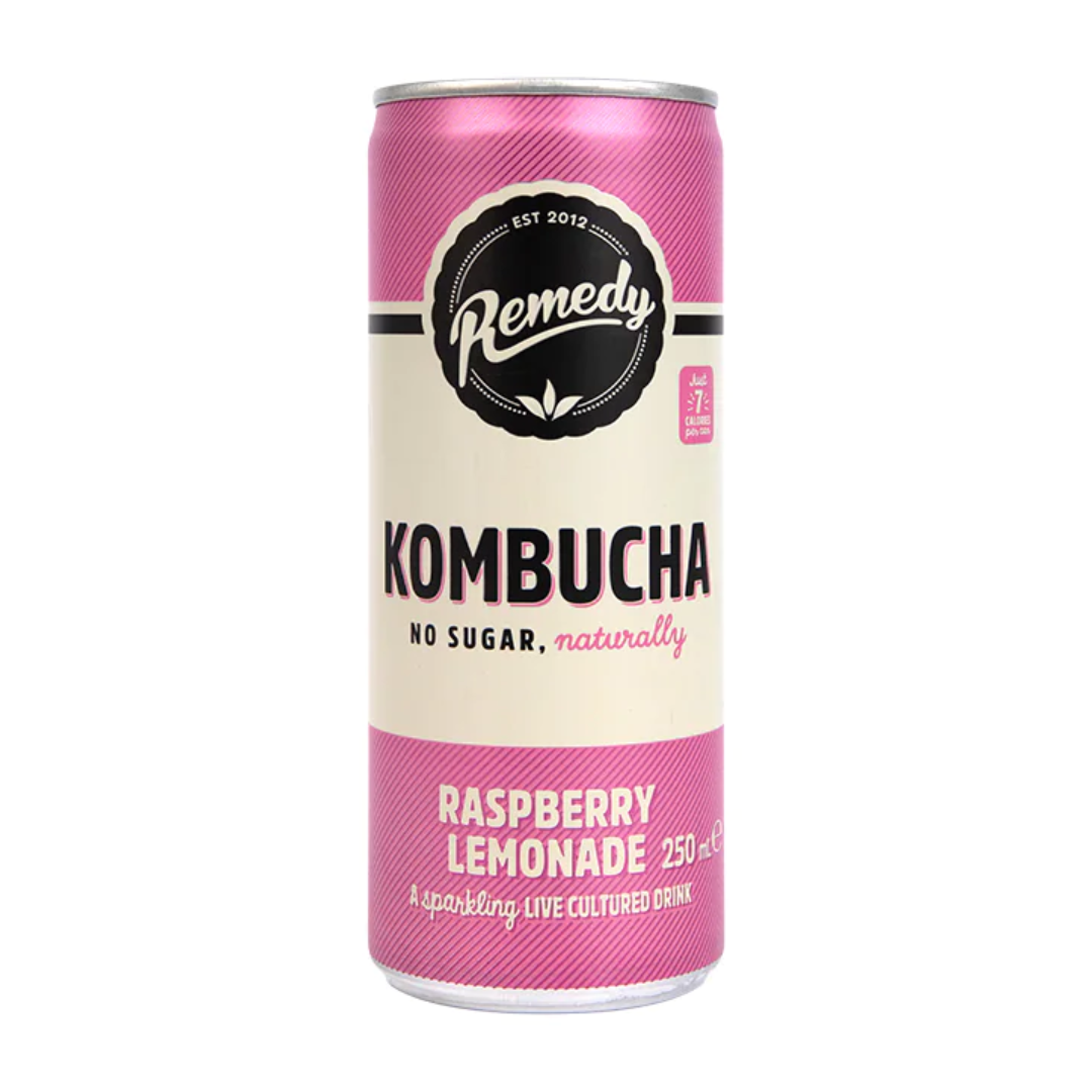 Buy Remedy Raspberry Lemonade Kombucha 250ml | London Grocery