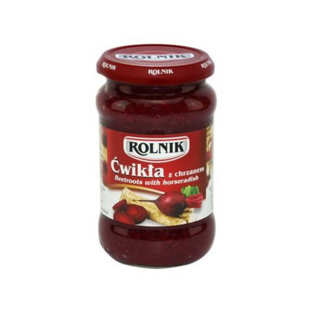 Rolnik Horseradish with Beetroot (Cwikla) 370gr | London Grocery