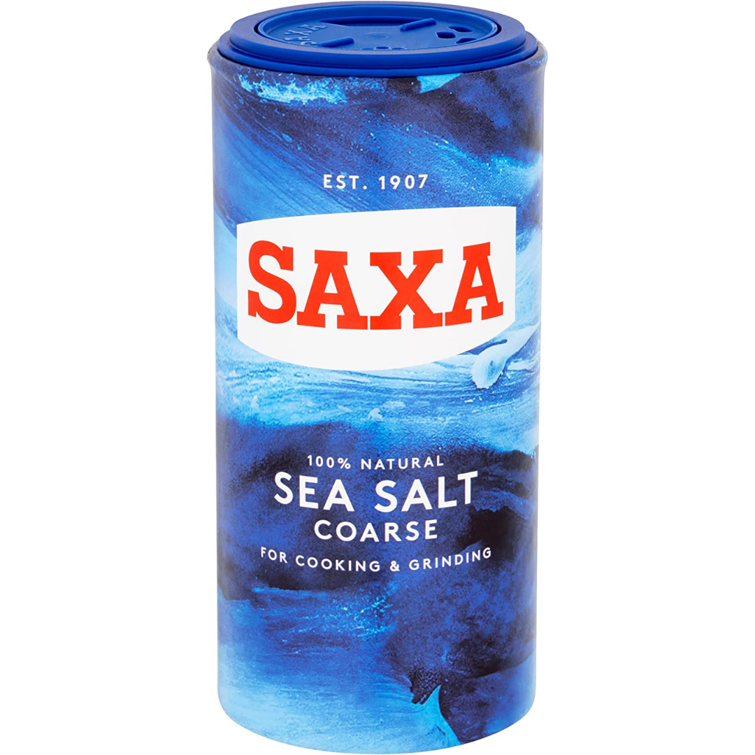 Buy Saxa Sea Salt Coarse 6 x 350g | London Grocery