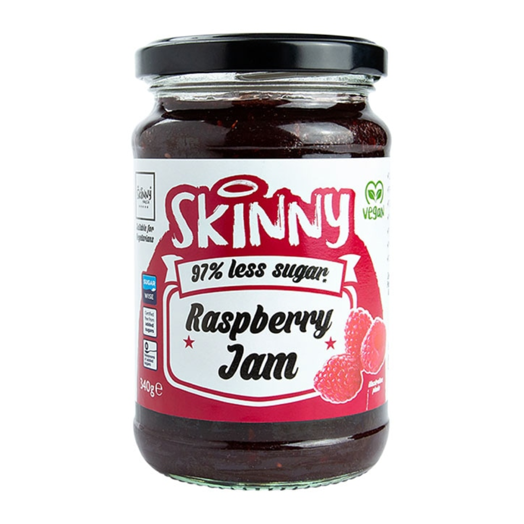 Buy The Skinny Food Co Not Guilty Low Sugar Raspberry Jam 340g | London ...