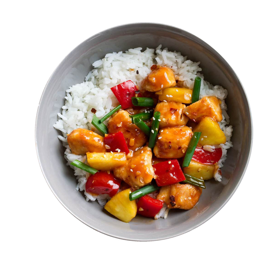 Buy Sweet and Sour Chicken with White Rice (Halal) | London Grocery