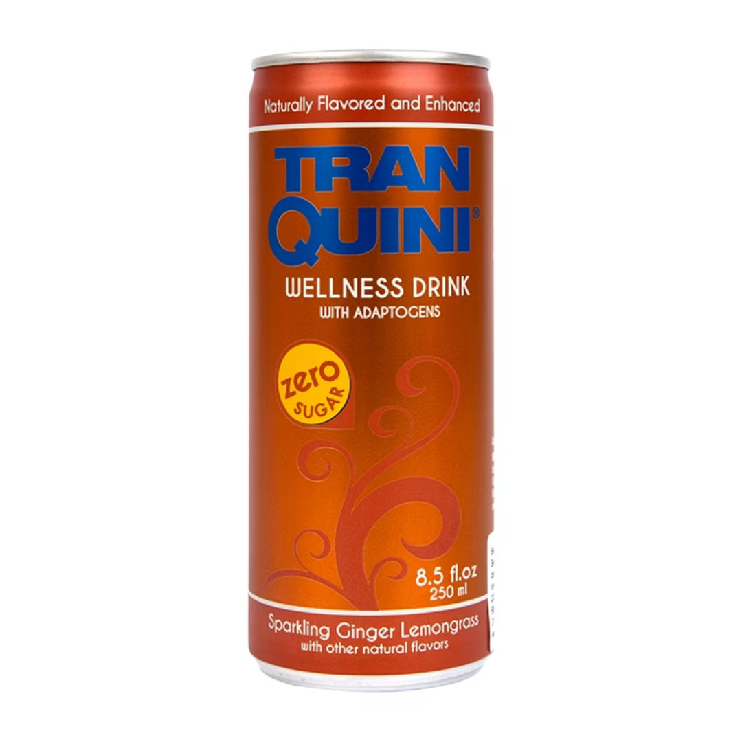 Buy Tranquini Wellness Drink with Adaptogens Ginger Lemongrass 250ml ...