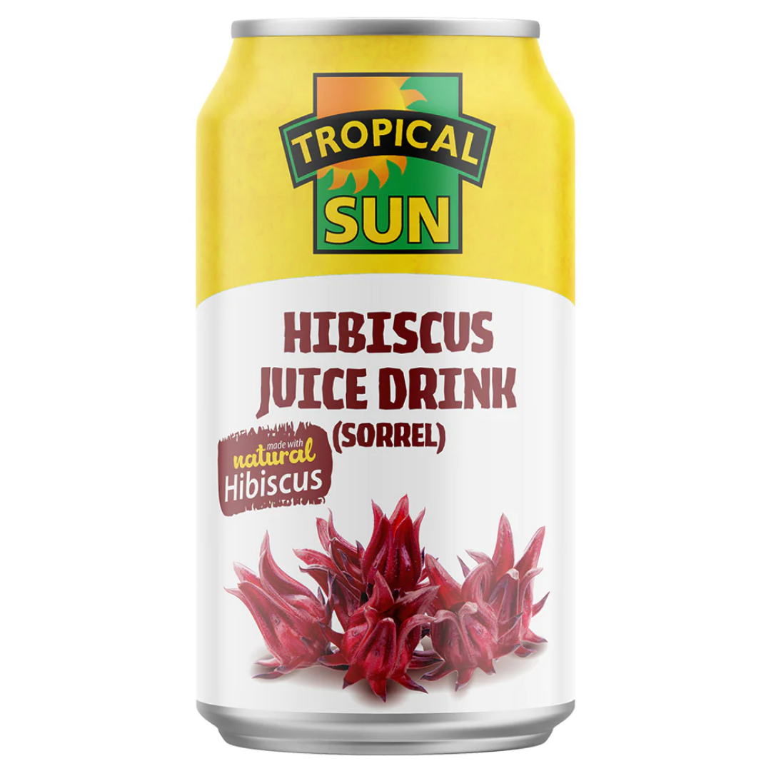Buy Tropical Sun Hibiscus (Sorrel) Juice Drink 12 x 330ml | London Grocery