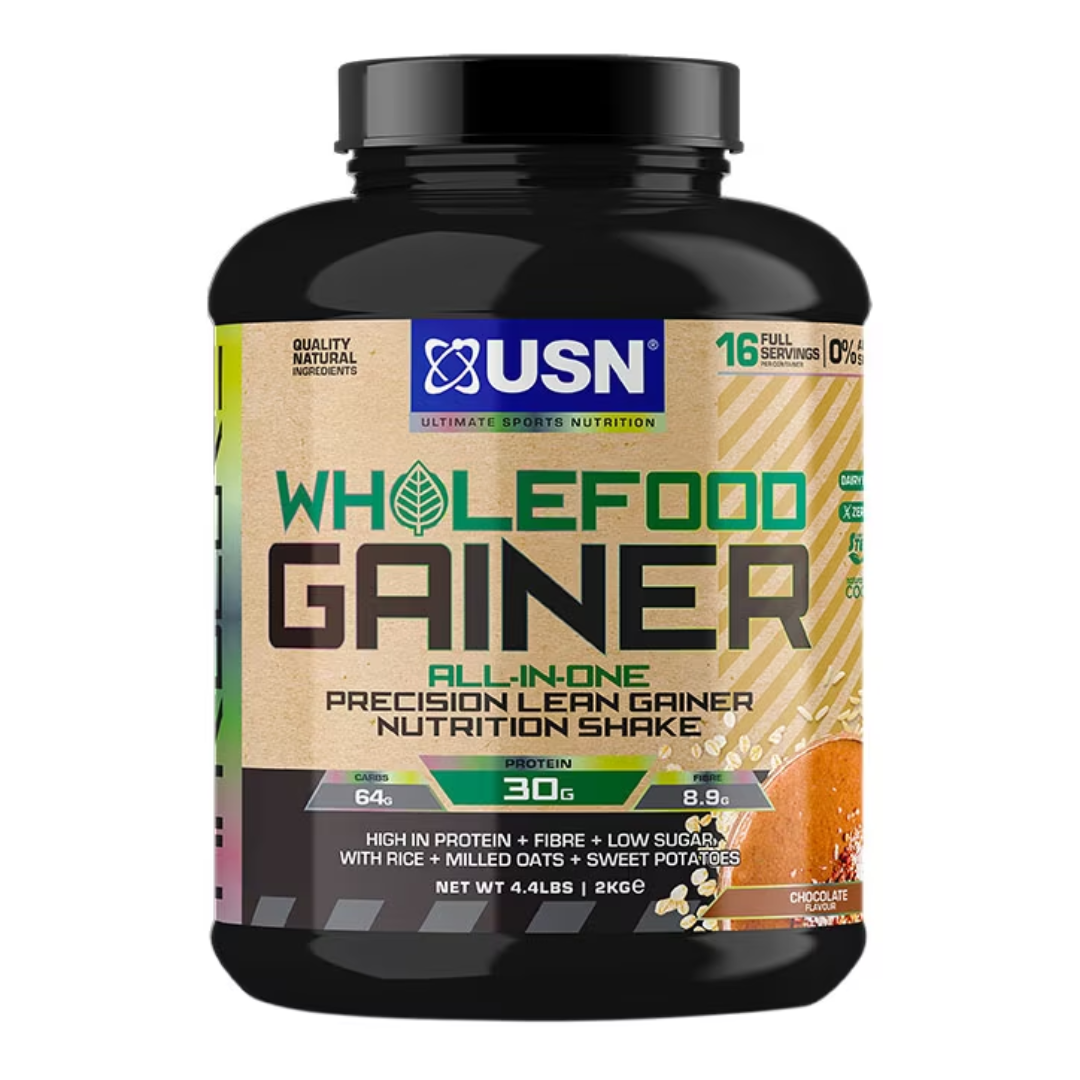 Buy USN Wholefood Gainer All-in-One Chocolate 2kg | London Grocery