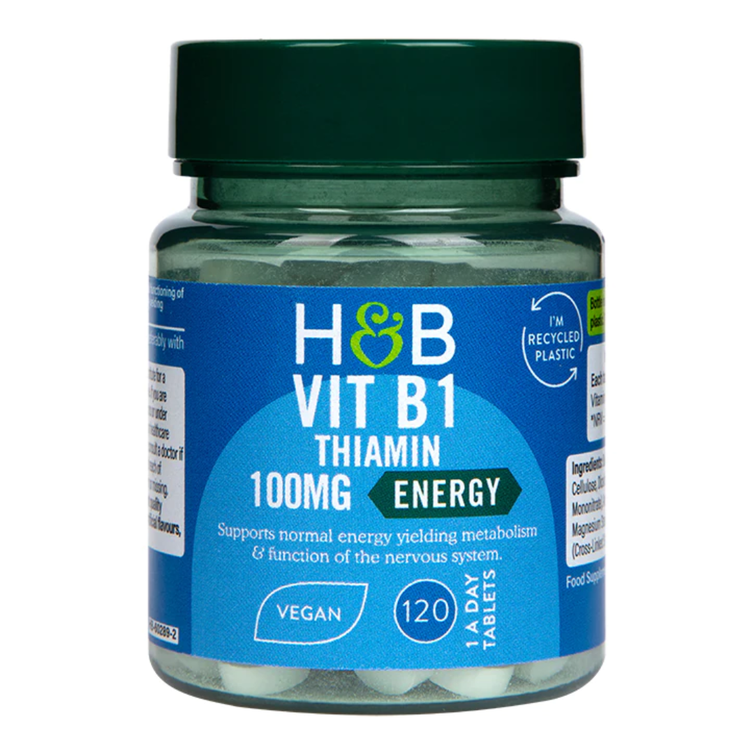 Buy Holland & Barrett Vitamin B1 + Thiamine 100mg 120 Tablets | London ...