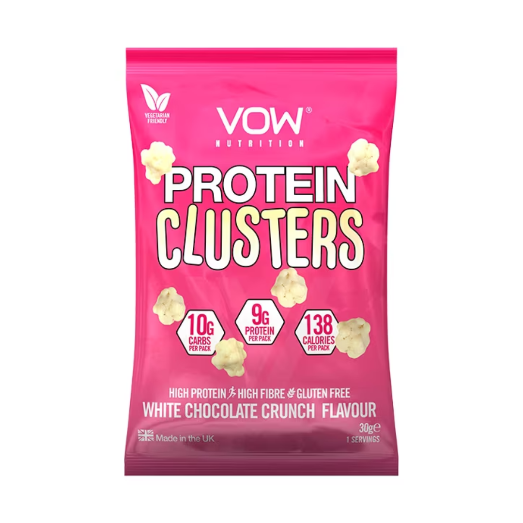 Buy VOW Nutrition Protein Clusters White Chocolate 30g | London Grocery